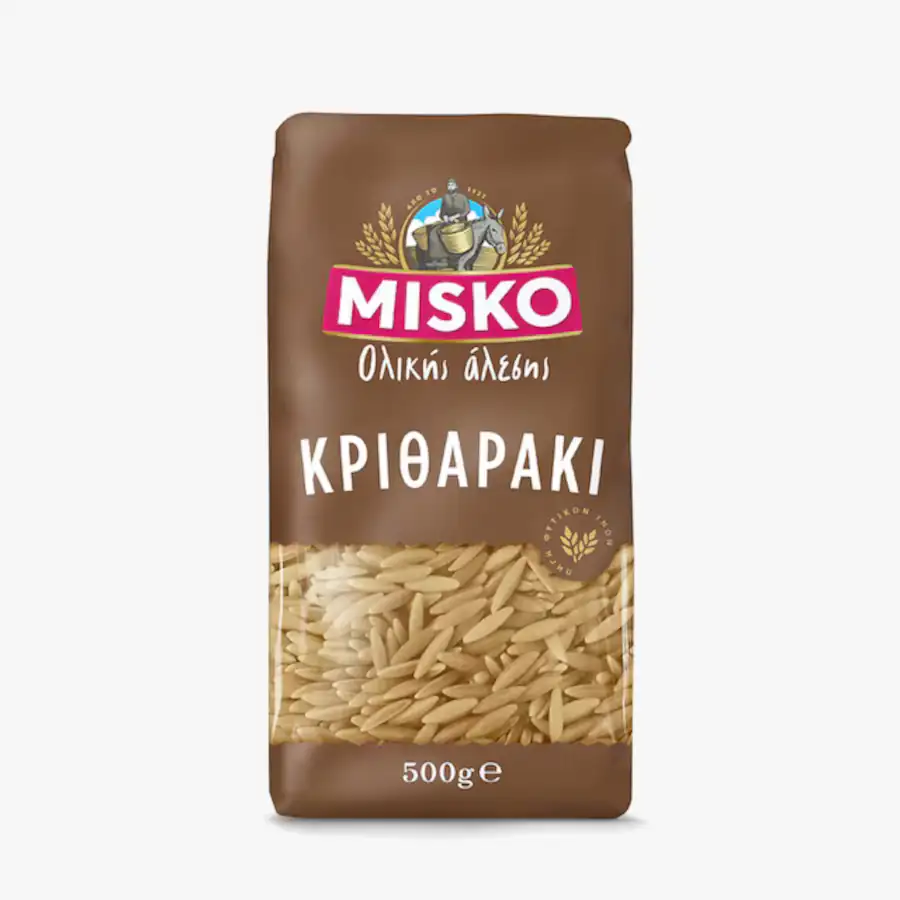 Wholegrain Kritharaki (Orzo) Misko 500g | Greek Market